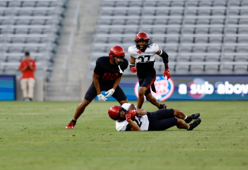 Fan Fest scrimmage provides some, but not all, answers for Aztecs ...
